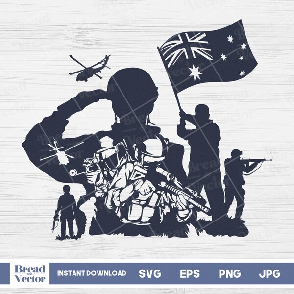 Australian Army Svg - Etsy