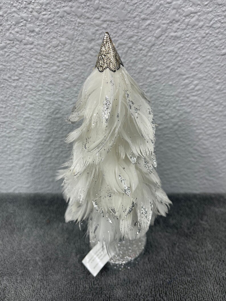 Trees Feathered White Feathered Tree Blue Feathered Tree - Etsy