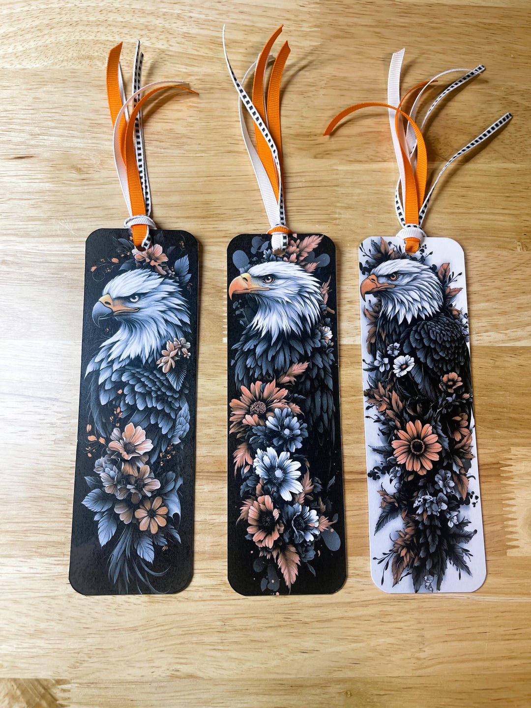 Eagle Bookmark, SET of 3, 2 1/4" X 7" Bookmark, Matte, Laminated ...