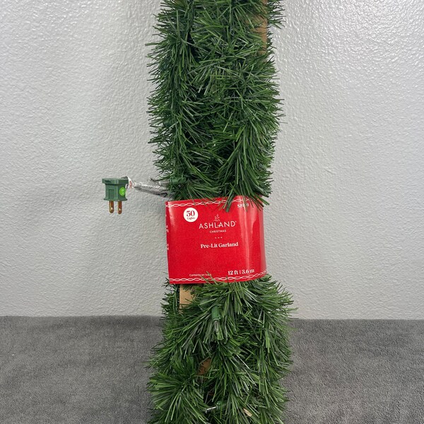 Pre Lit Christmas Garland - Etsy