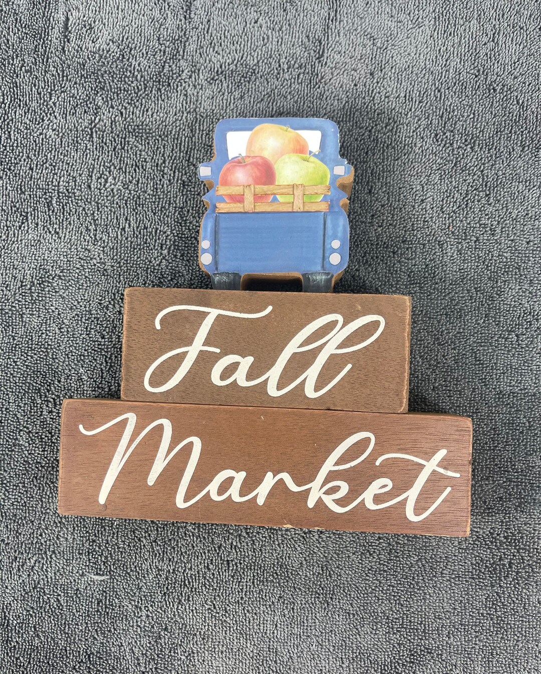 Blue Truck Fall Sign Fall Market Sign Wood Sign Blue Truck - Etsy