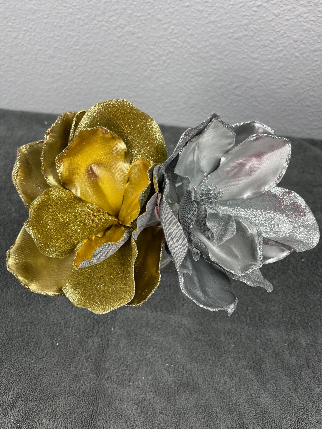 Magnolia, Single Pick, CHOICE: Silver or Gold, Glittered Pick, Magnolia ...