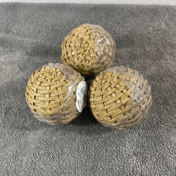 Rattan Balls - Etsy