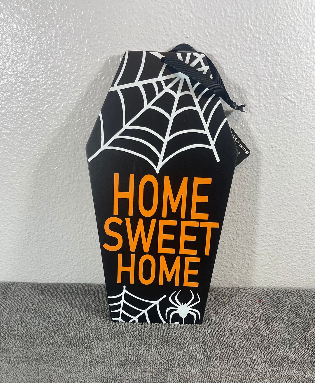 CUSTOM FOR JANICE, Casket Wall Sign, Spider Web Sign, Home Sweet Home ...
