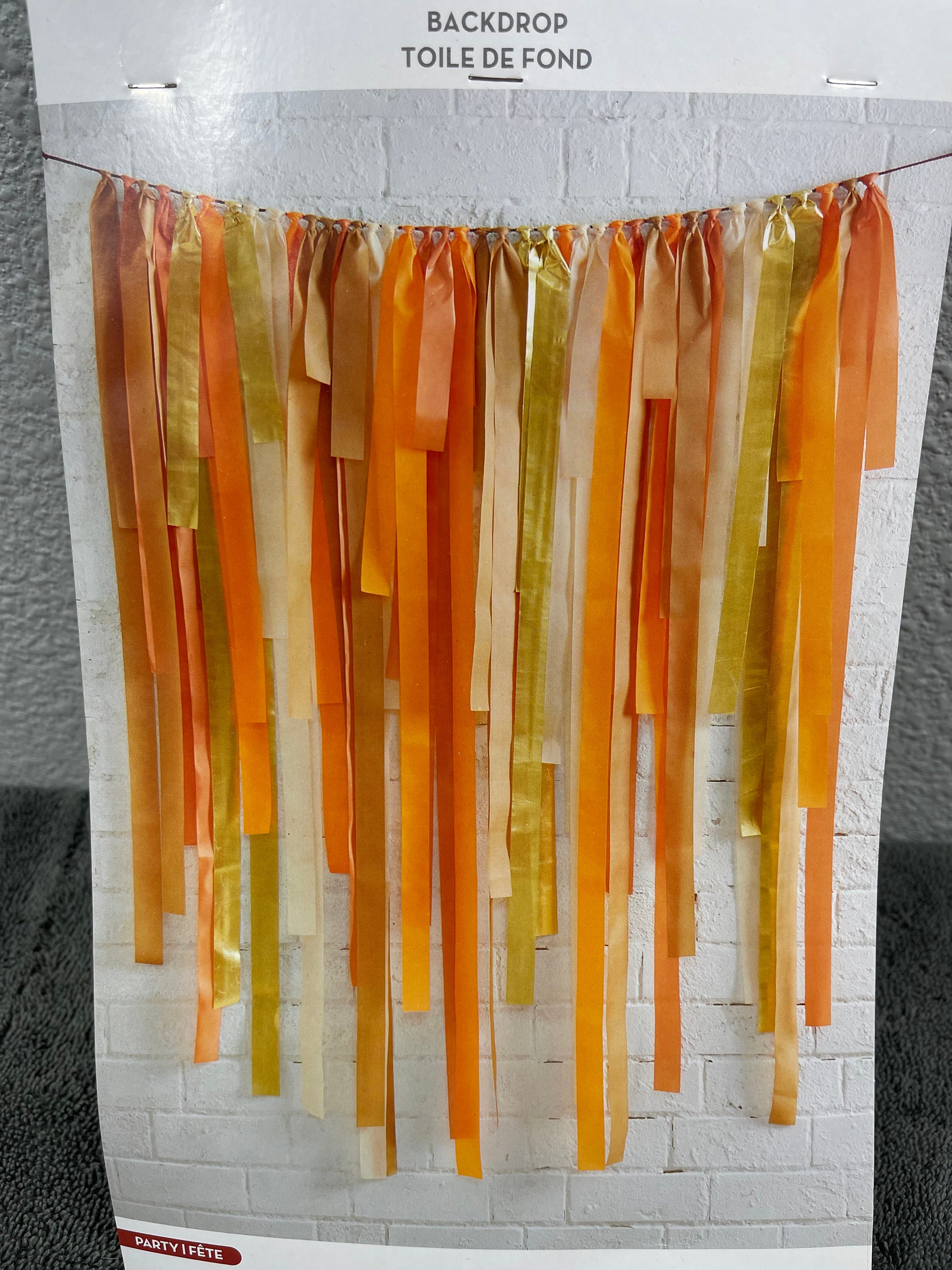 Thanksgiving Backdrop Streamer Backdrop Fall Colored - Etsy