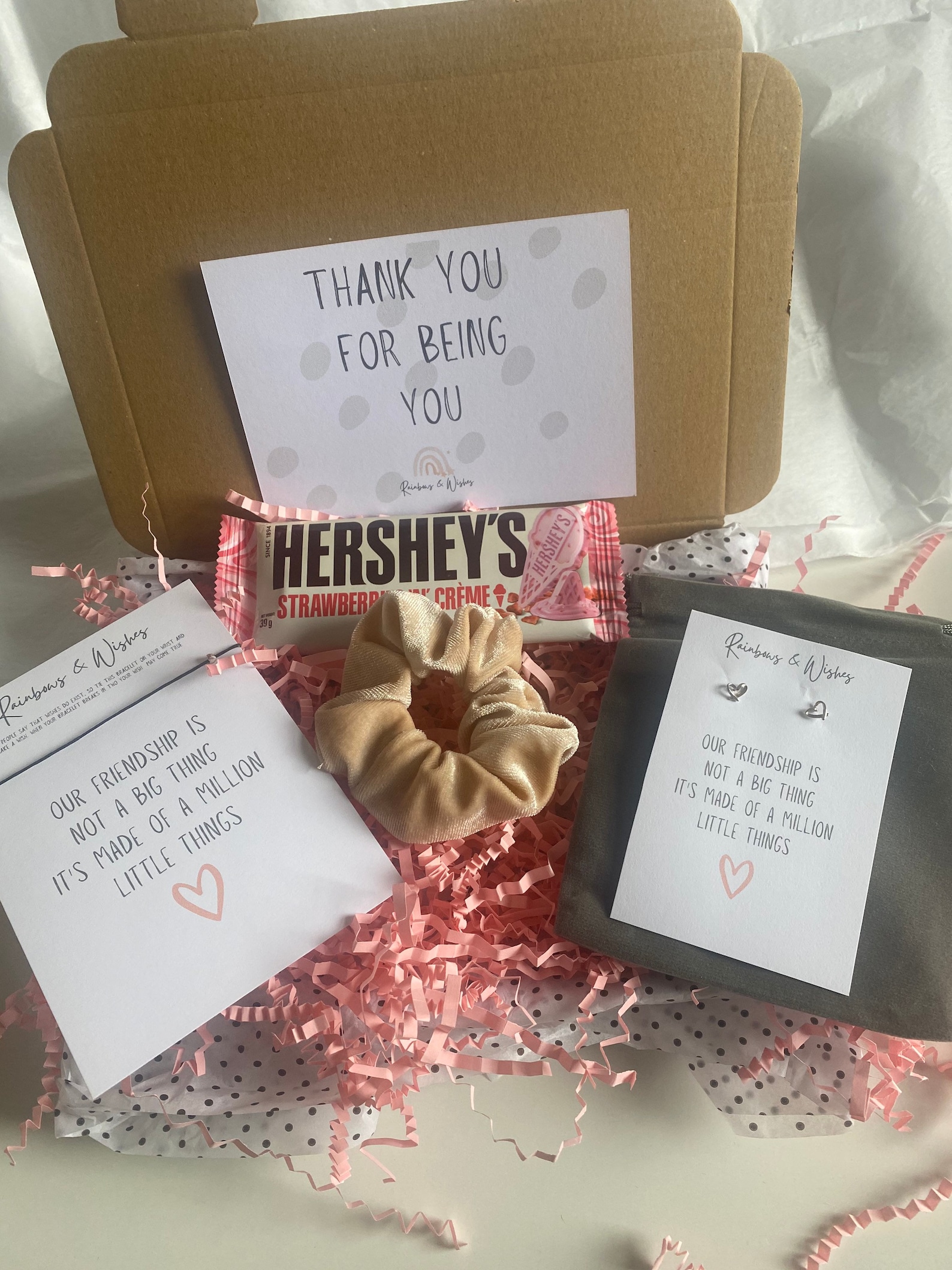 Bestie Letter Box Gift / Friend Ship / Earrings / Wish - Etsy