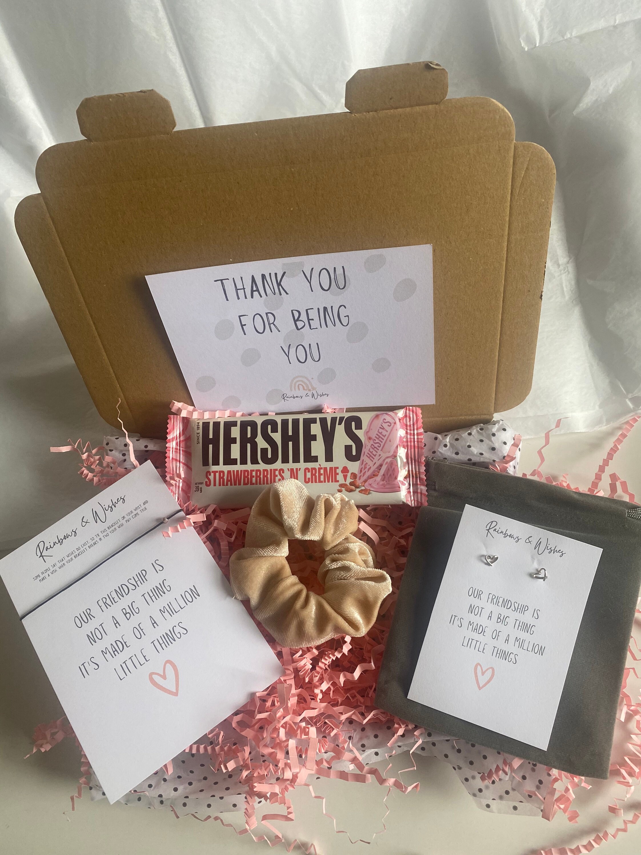 Bestie Letter Box Gift / Friend Ship / Earrings / Wish - Etsy