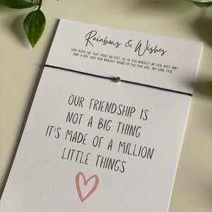 Friendship Wish String Bracelet / Gift - Etsy