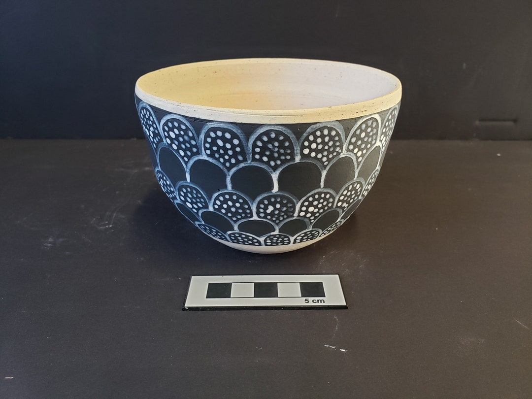 Nuzi Ware Feather Scale Cup - Etsy