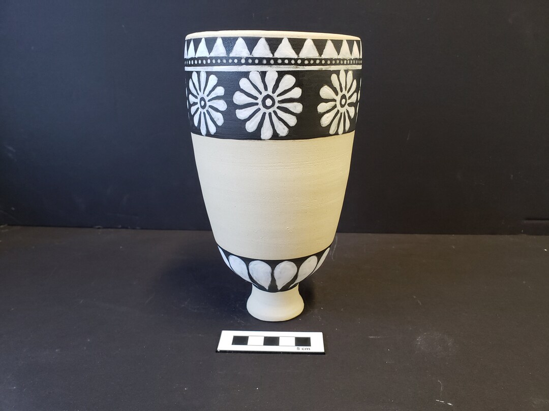 Nuzi Ware Tall Daisy Goblet - Etsy
