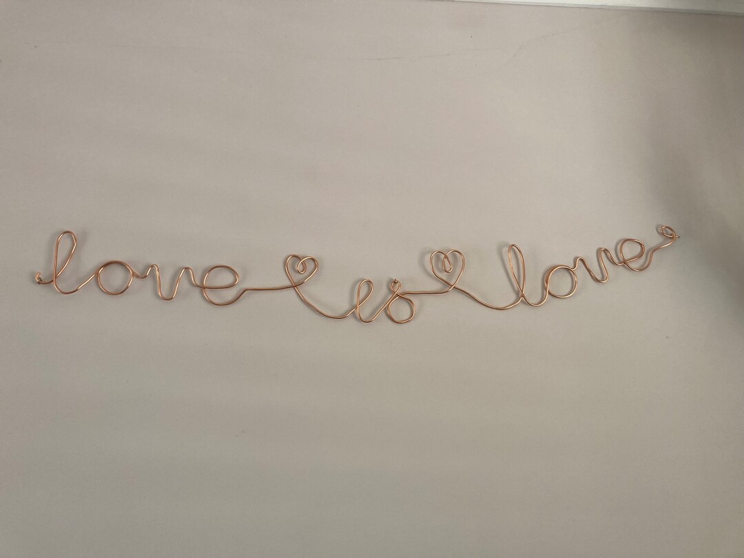 Personalised Wire Art words - Etsy