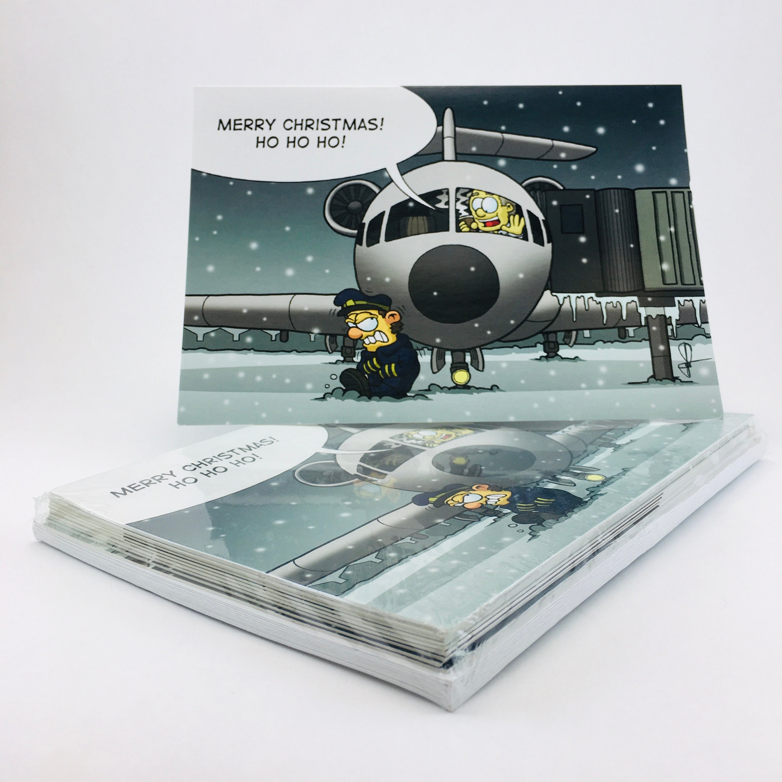 Aviation Christmas Card "first Officer Christmas" - 10 CARDS - Etsy