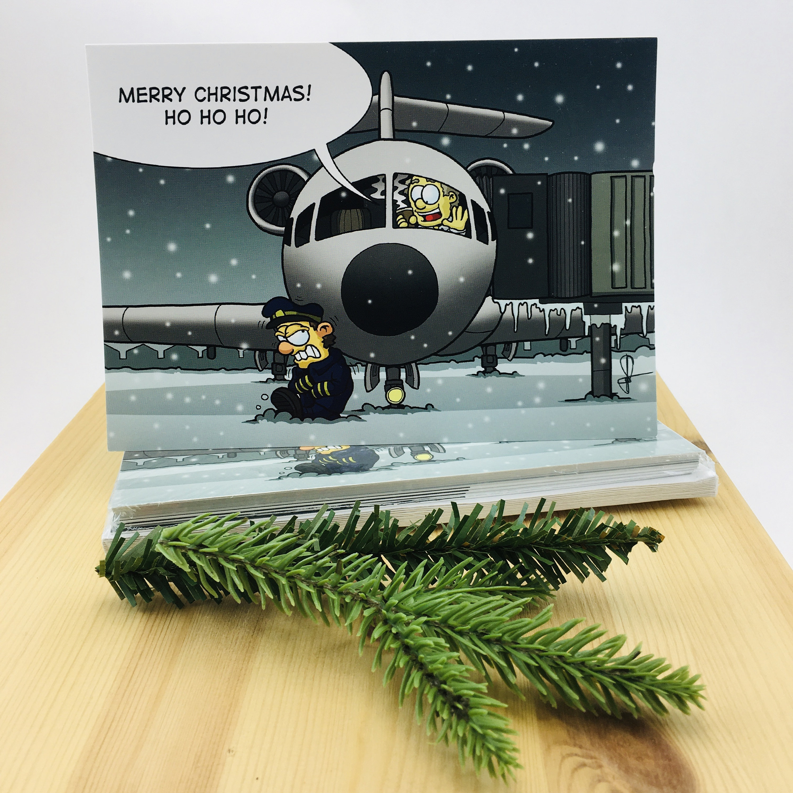 Aviation Christmas Card "first Officer Christmas" - 10 CARDS - Etsy