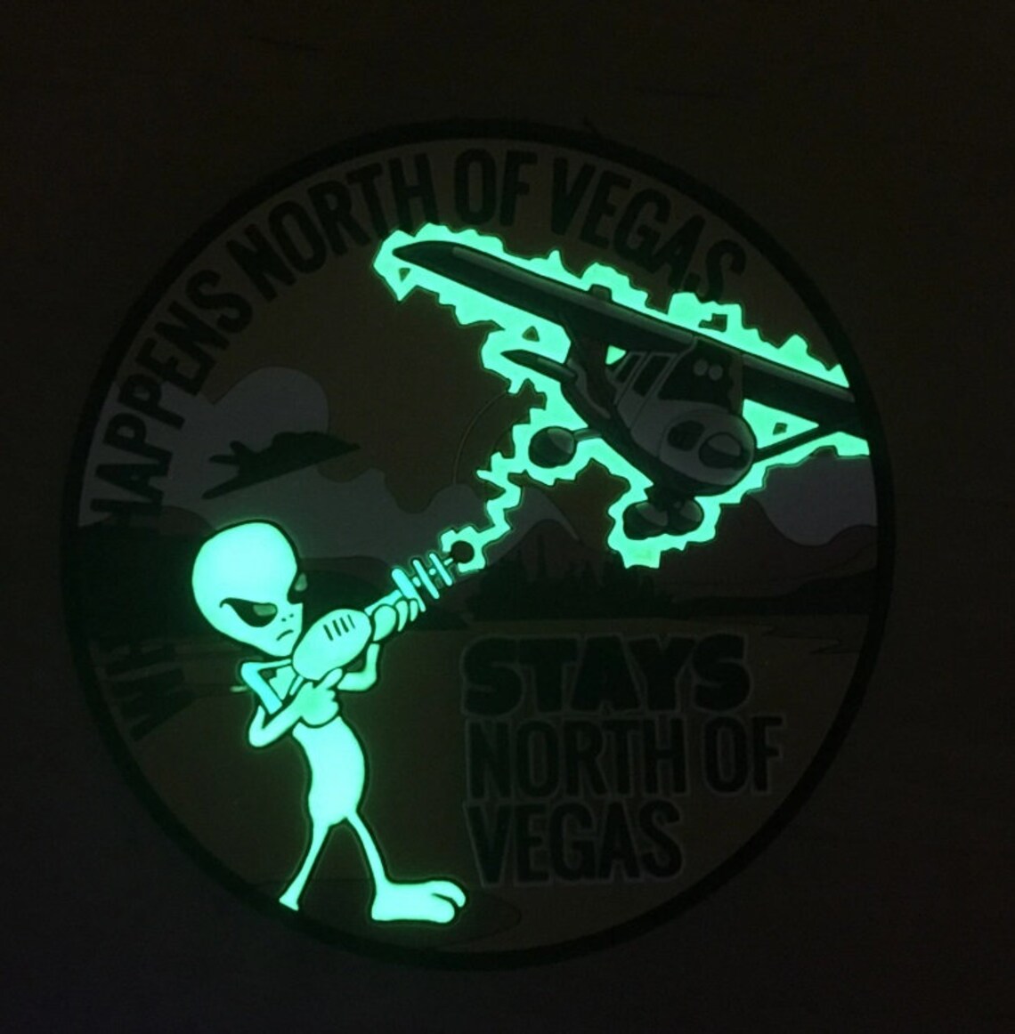 PVC Morale Patch what Happens North of Vegas... - Etsy