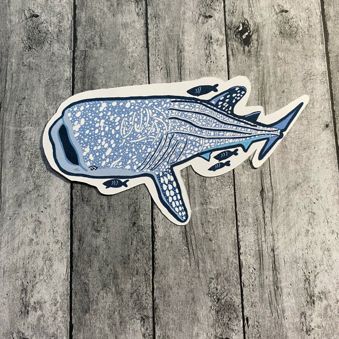 Whale Shark Die-cut Sticker - Etsy