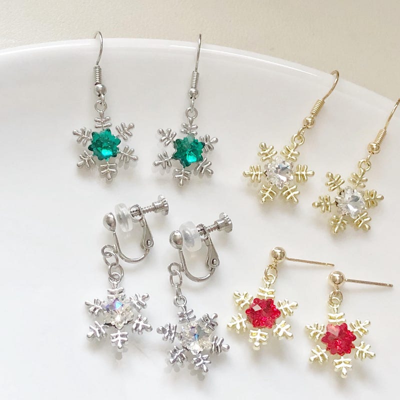 White Claw Clip Earrings - Etsy UK