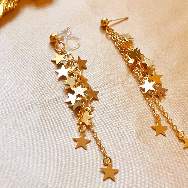 Star Earrings - Etsy