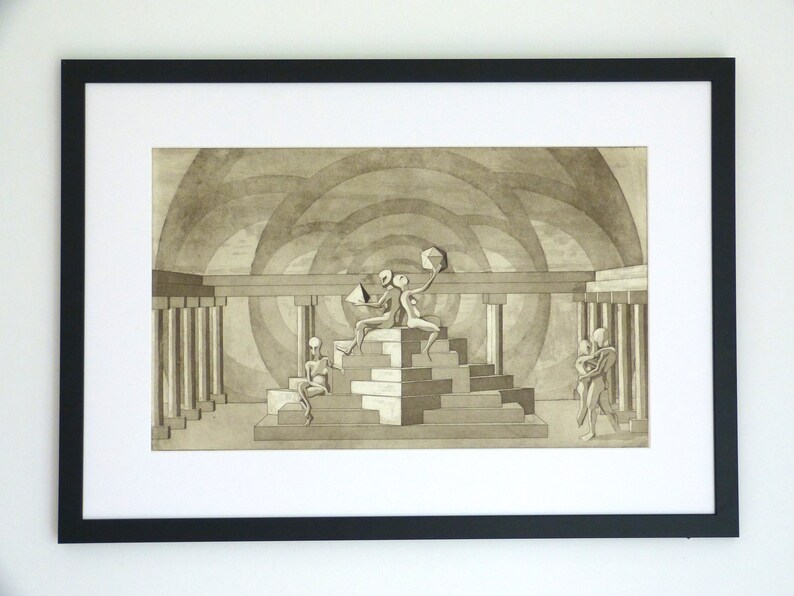 Intaglio Etching Print on Somerset Paper - Etsy