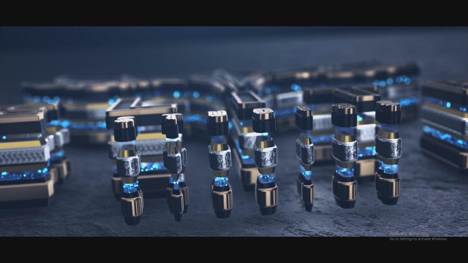 Youtube Intro|3d Logo Animation|text Glow and Glitch at the End ...