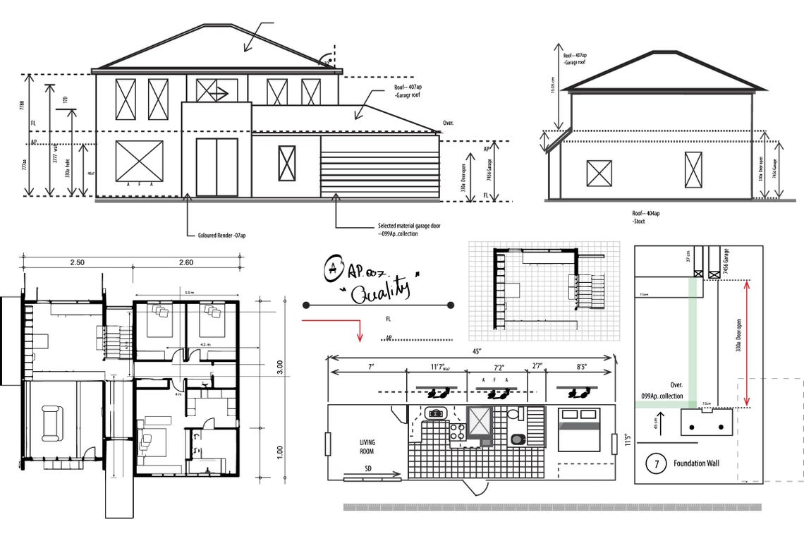Personalized Floor Plan| Custom Architecture | Architectural Design ...