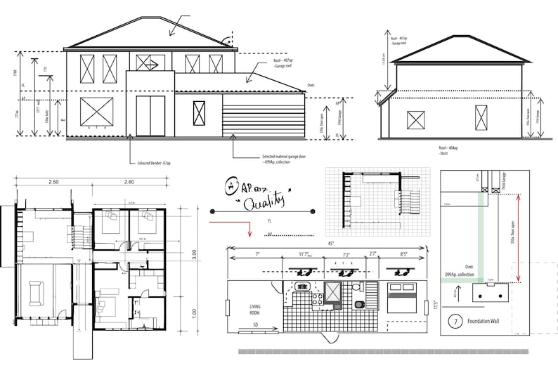 Personalized Floor Plan| Custom Architecture | Architectural Design ...