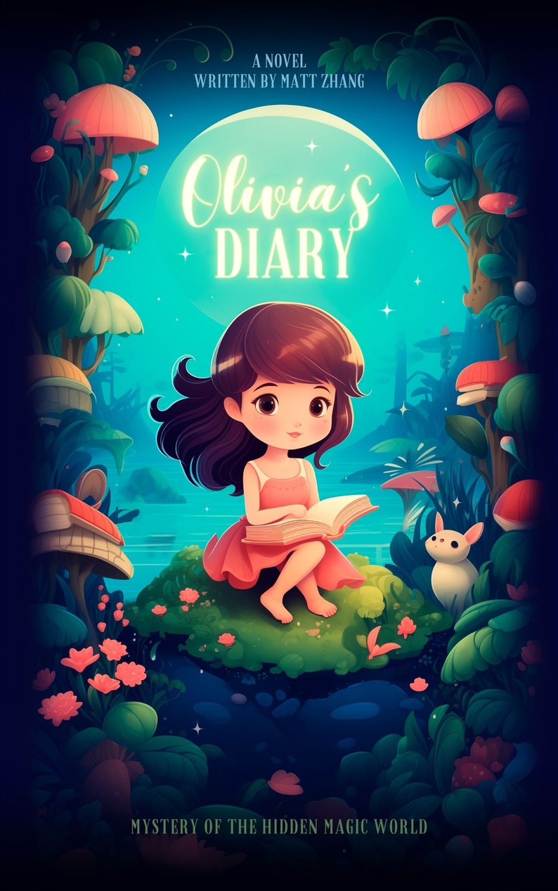 Cartoon Children's Book Cover: Fairies & Magical Illustration - Etsy