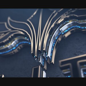 Youtube Intro|3d Logo Animation|text Glow and Glitch at the End ...