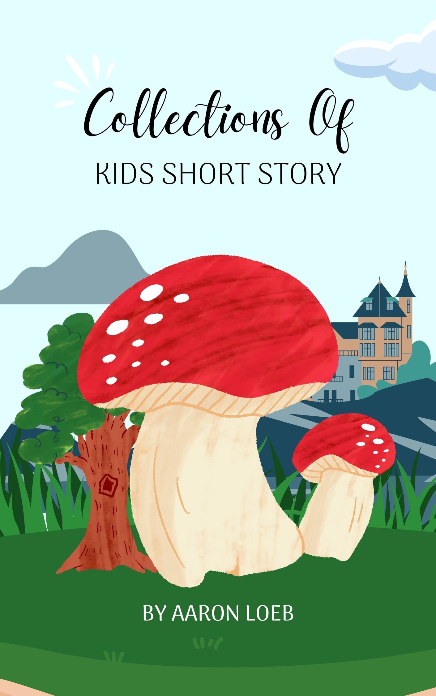 Fairy Tale Children's Book Cover Illustration: Magical Kids Book Design ...