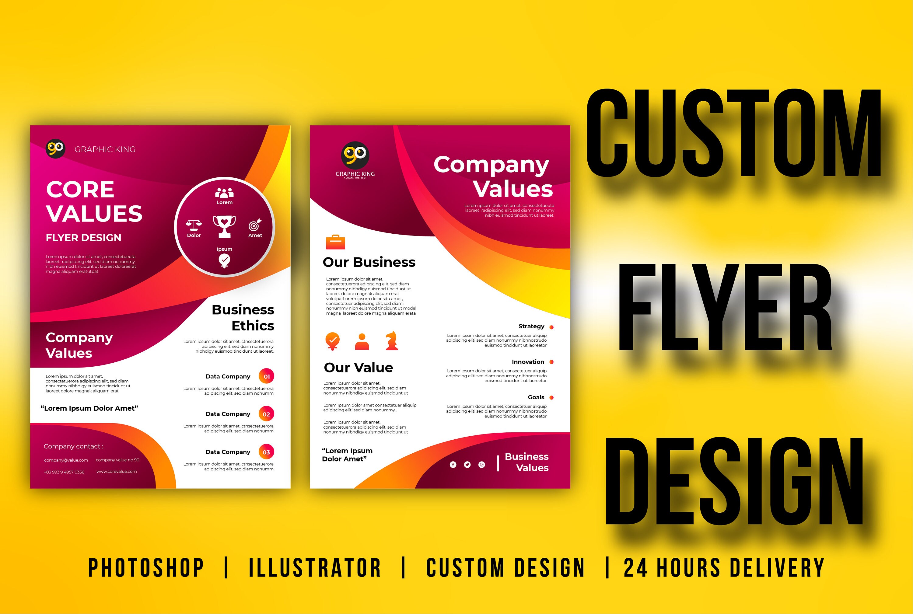 Flyer Template, Business Flyer, Custom Flyer, Social Media Flyer ...