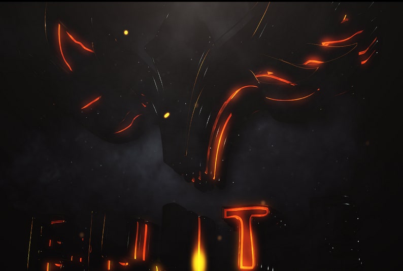 3D Logo Animation,text Glow and Glitch at the End,youtube Intro ...