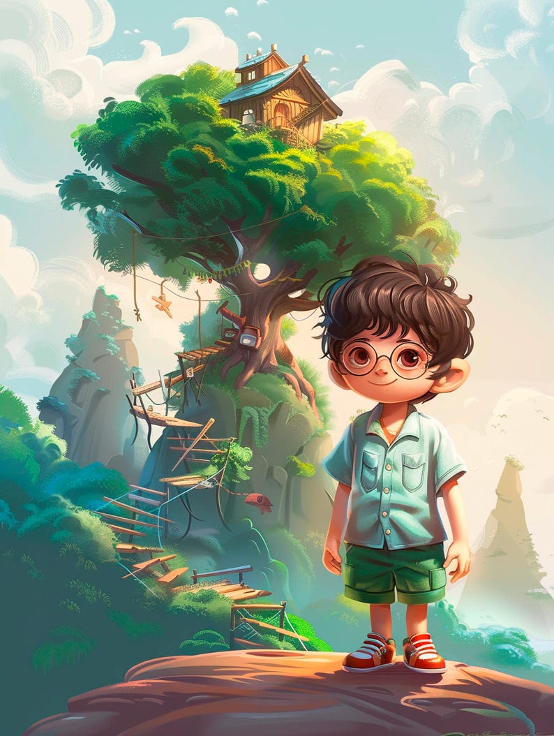 Digital Creator Art| Personalized Children's Book | Cartoon Portrait ...