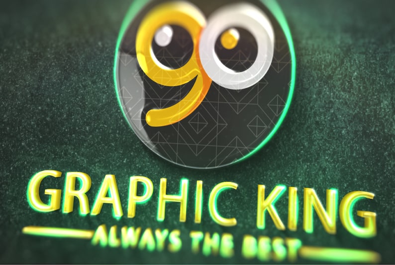 3D Logo Animation,text Glow and Glitch at the End,youtube Intro, Animated Logo Design, Custom ...