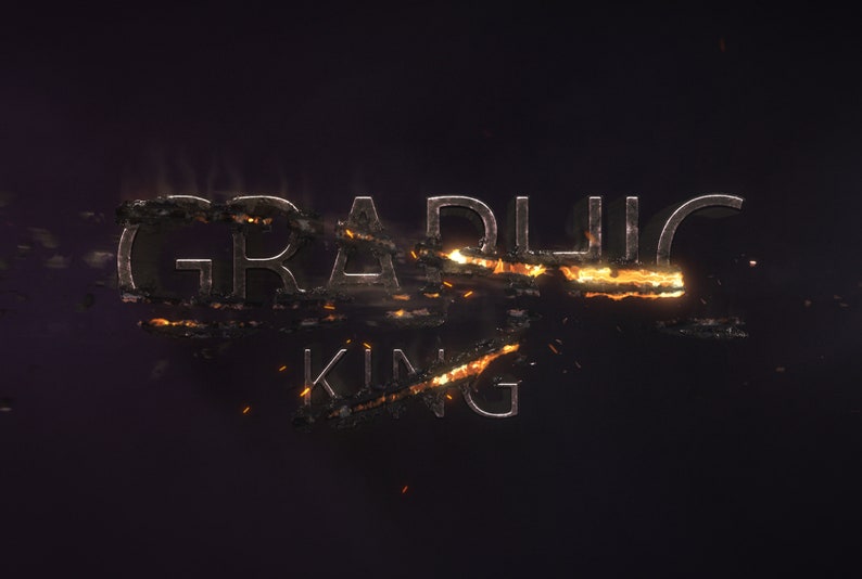 Custom 3D Logo Animation: Youtube Intro, Text Glow & Glitch - Etsy