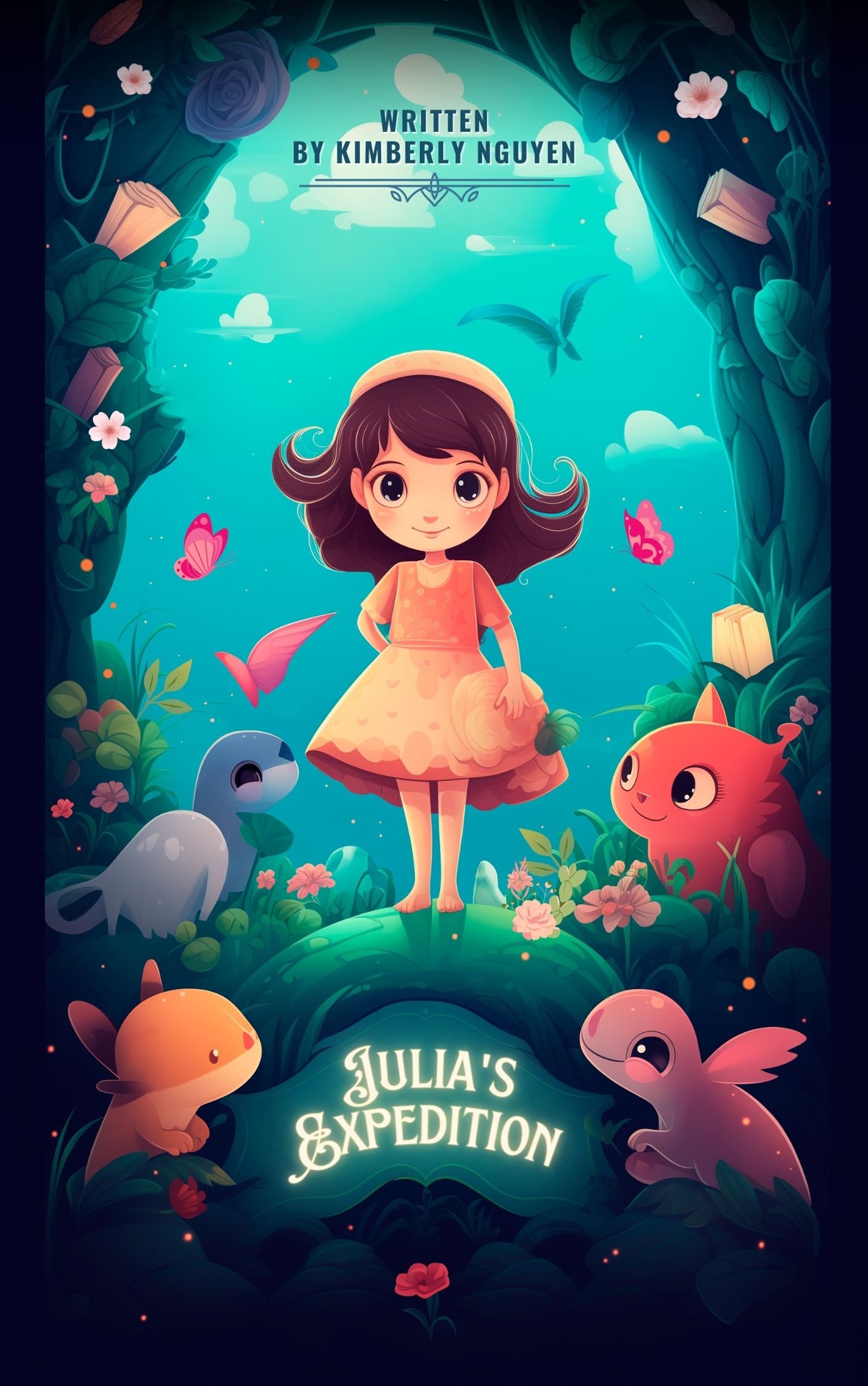 Fairy Tale Children's Book Cover Illustration: Magical Kids Book Design ...