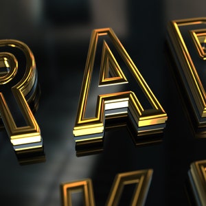 3D Logo Animation,text Glow and Glitch at the End,youtube Intro ...