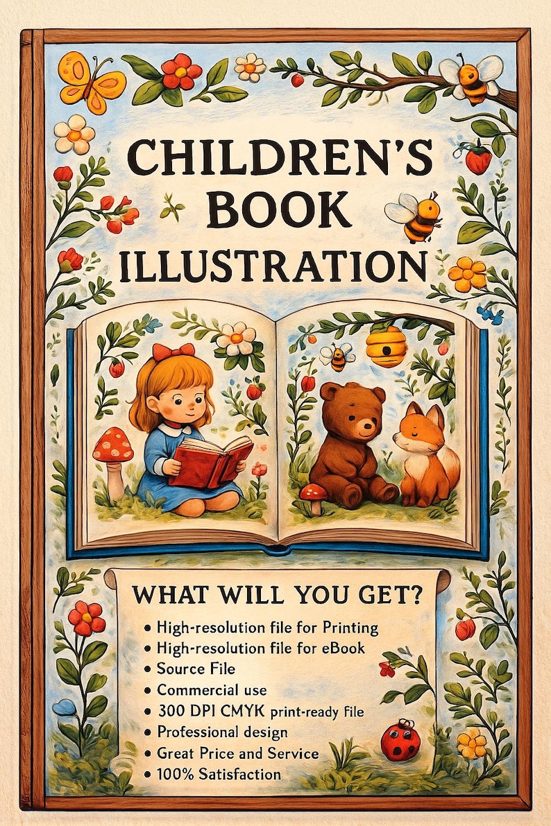 Custom Children's Book Illustration | Storybook Art |digital Storybook ...