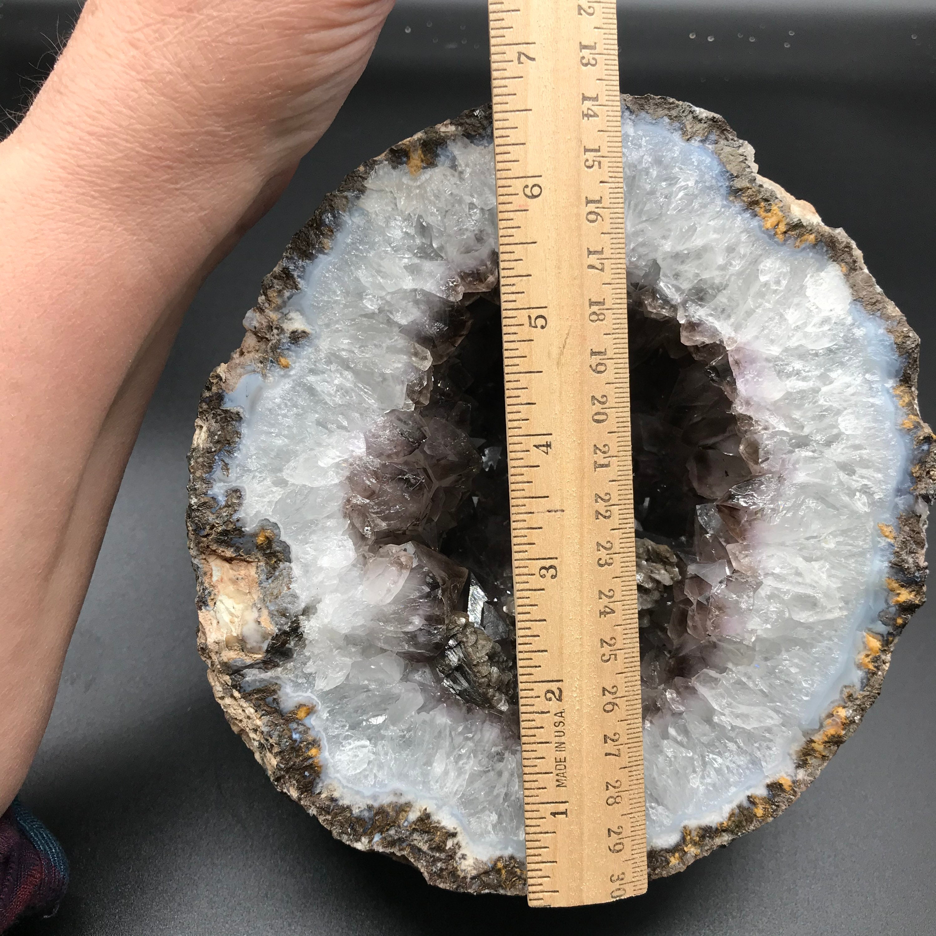 Smoky Quartz Mexican Coconut Geode, Large -VERY RARE - Etsy