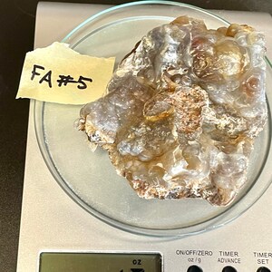 Fire Agate, RARE Botryoidal, Raw, Unpolished. Large Specimen. - Etsy