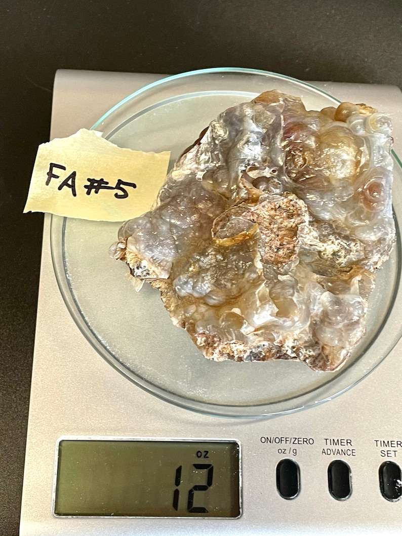 Fire Agate, RARE Botryoidal, Raw, Unpolished. Large Specimen. - Etsy