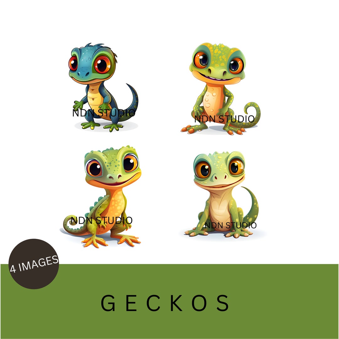 Gecko Clipart Reptile Clipart Gecko Reptile Art Gecko Png Cute Gecko ...