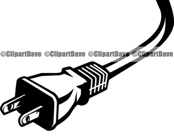 Electric Plug Svg | Etsy