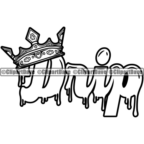 Digital Art & Collectibles Drip Too Hard Dripping Hustle Money Cash ...