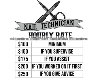 Nail Technician Svg | Etsy