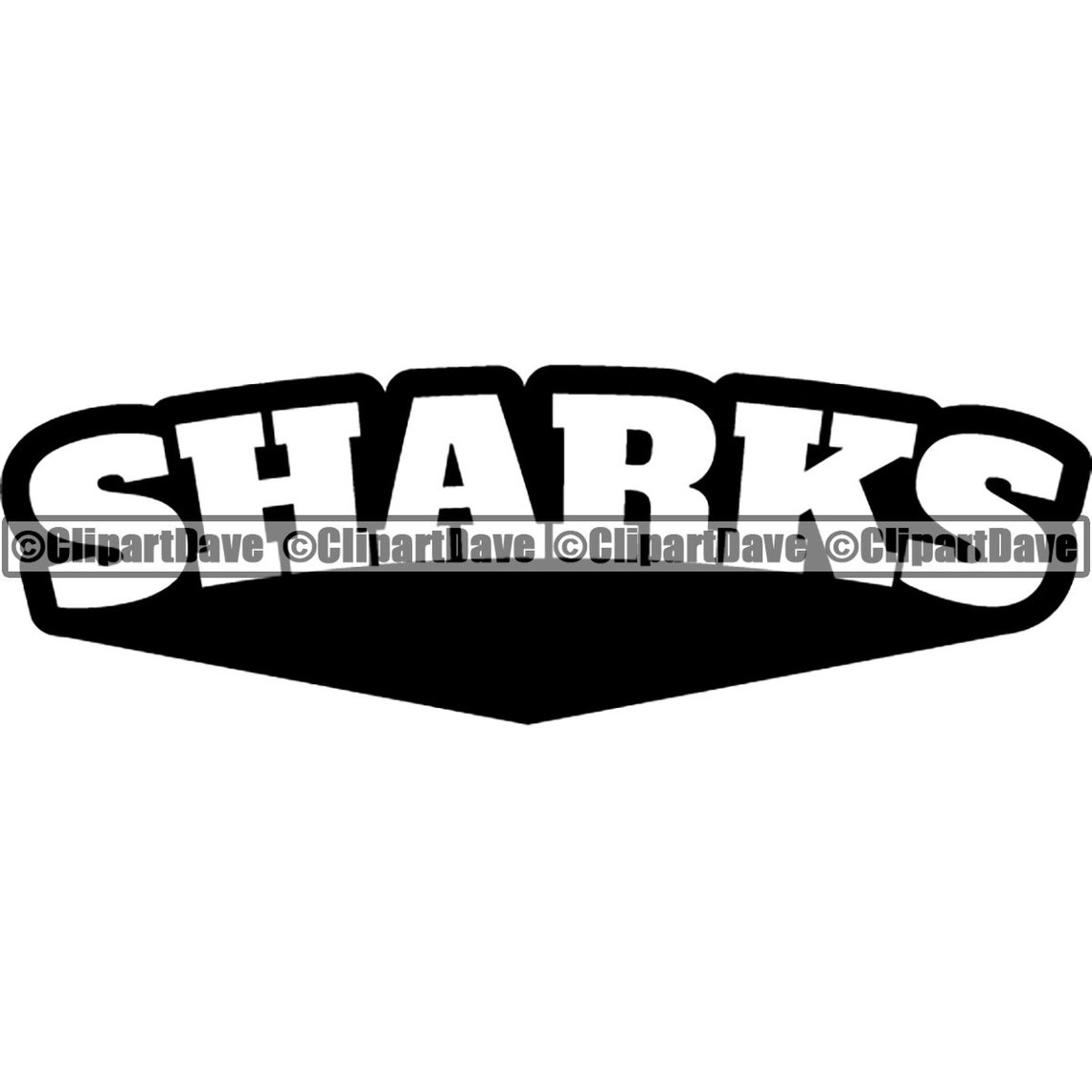 Sharks 3d logo - mzaerzy