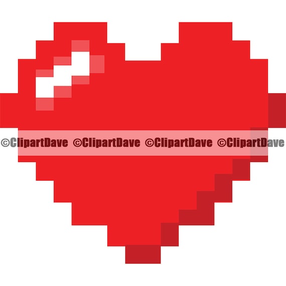 Digital gaming video games SVG Game Life Heart svg Pixel Heart svg ...