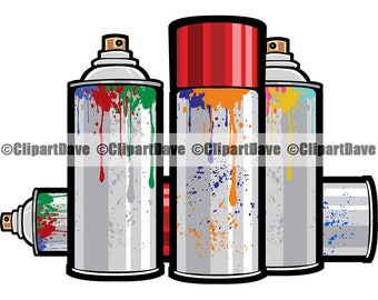 Spray Can Svg | Etsy