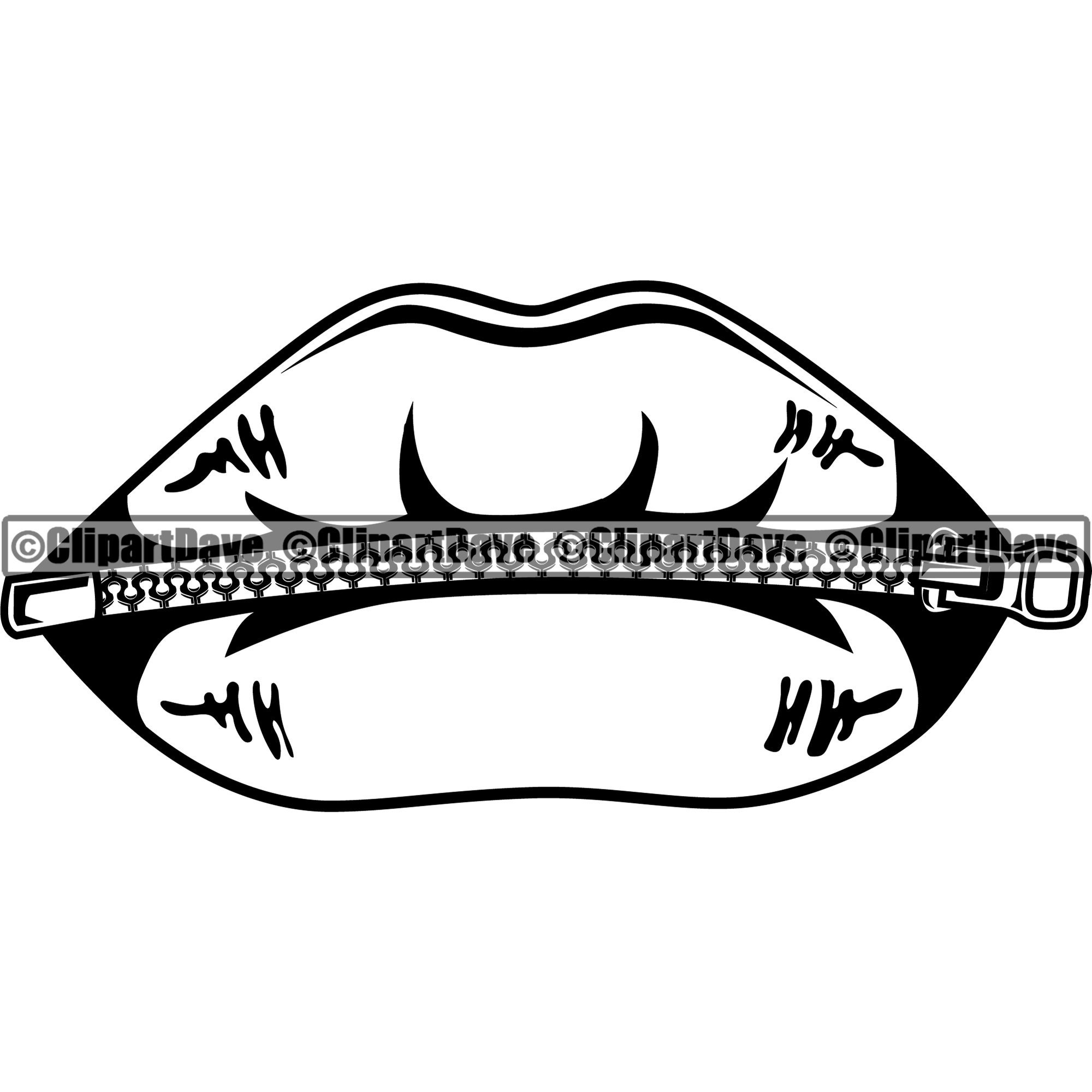 Sexy Lips Zipper Svg Design Stop Talking Be Quiet Stfu Shut Up Etsy