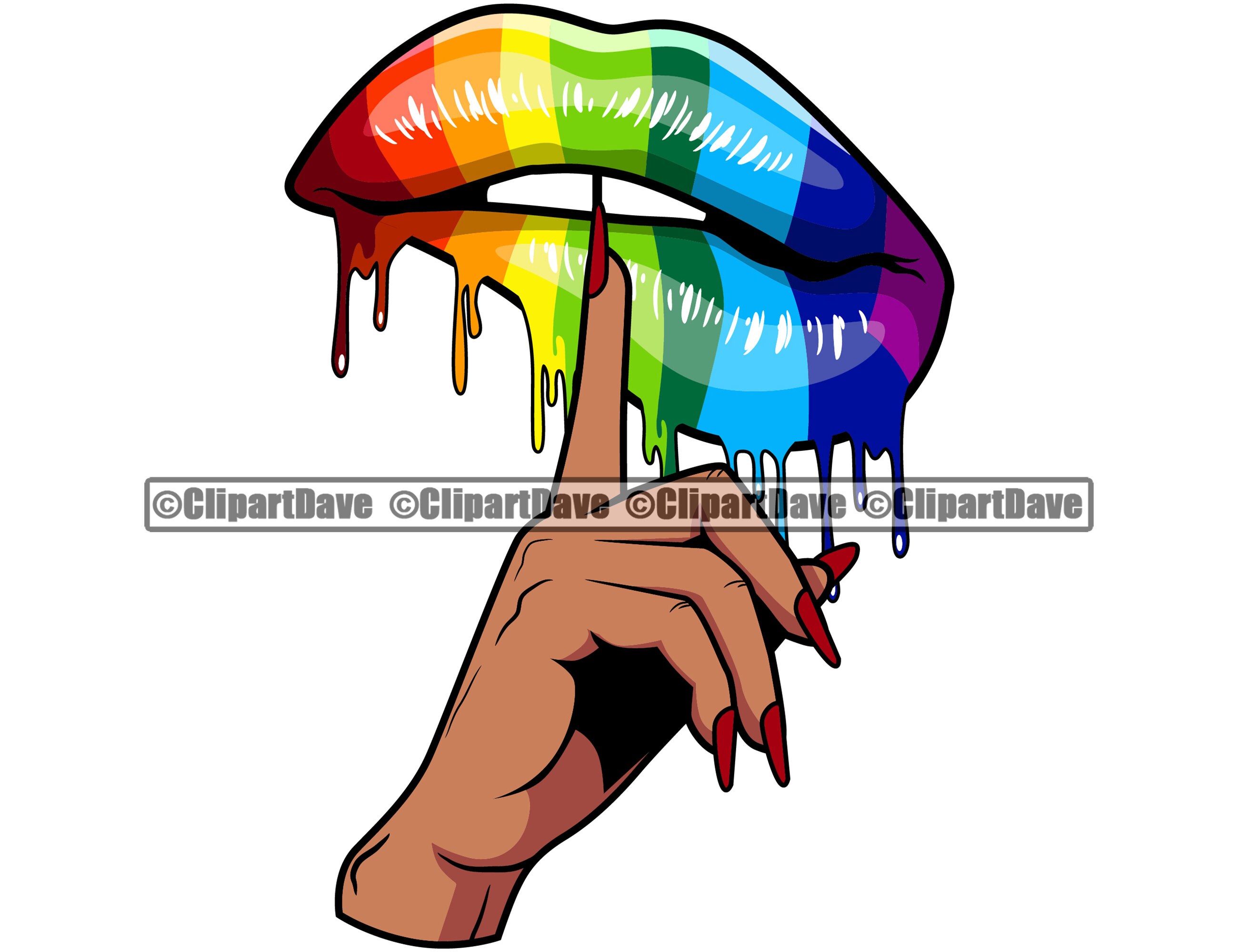 Sexy Lips Dripping Shh Finger Gesture Svg Design Mouth Drip Etsy