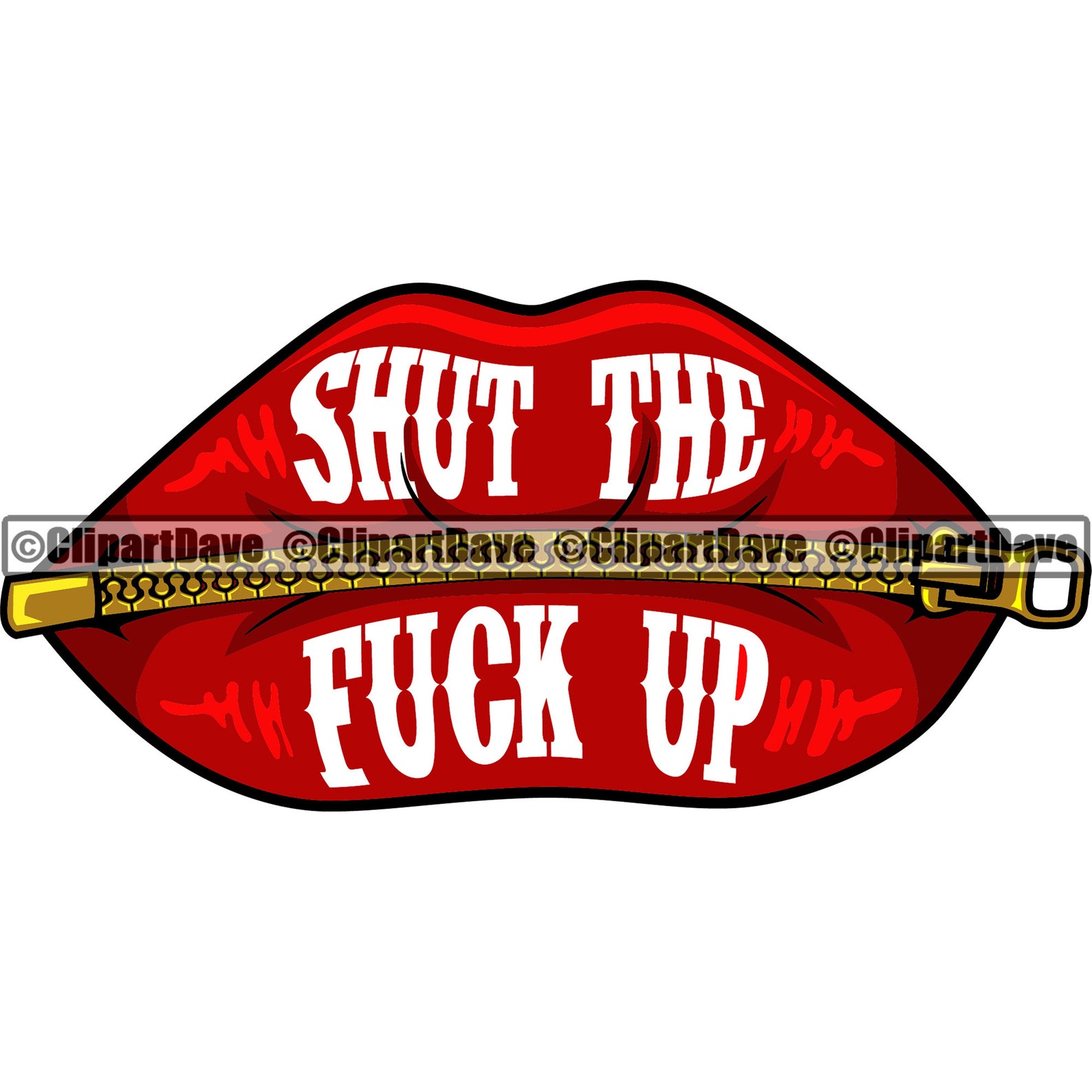Sexy Lips Shut Up Fuck Up Shh Zipper Svg Design Stop Talking Etsy