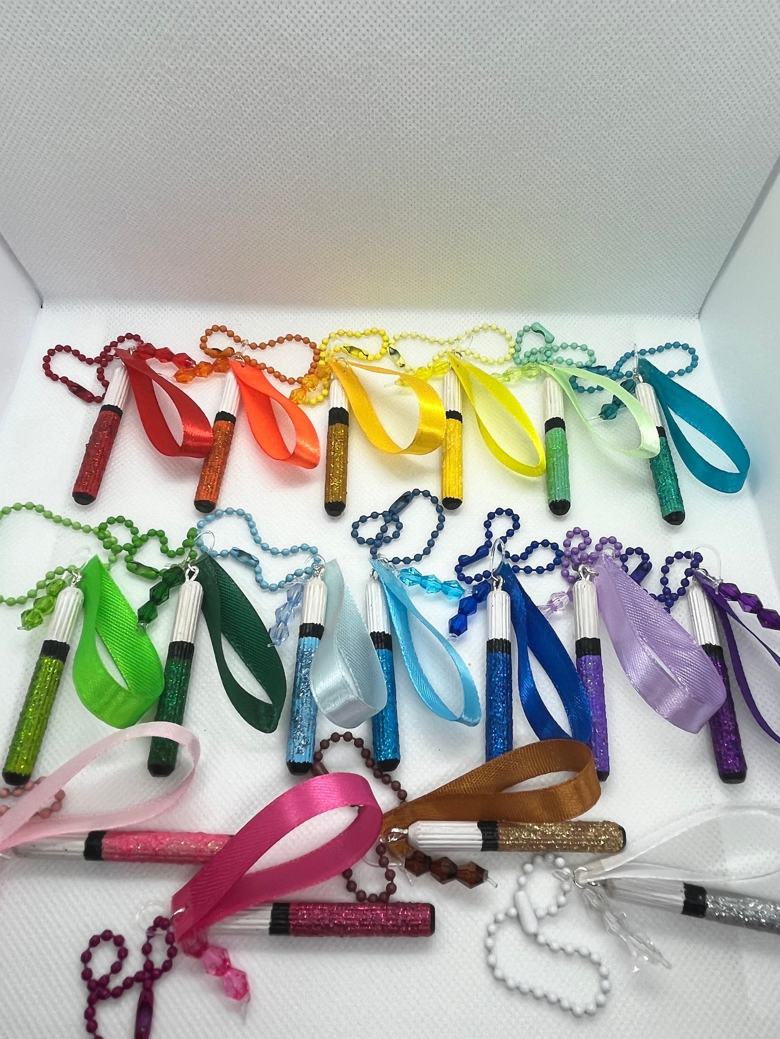 Handmade Idol Penlight Member Colour Keychain | Jpop and Kpop Oshikatsu ...